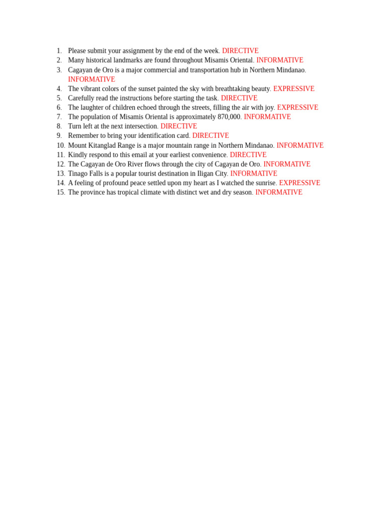 QUIZ USES AND FUNCTION OF LANGUAGE | PDF