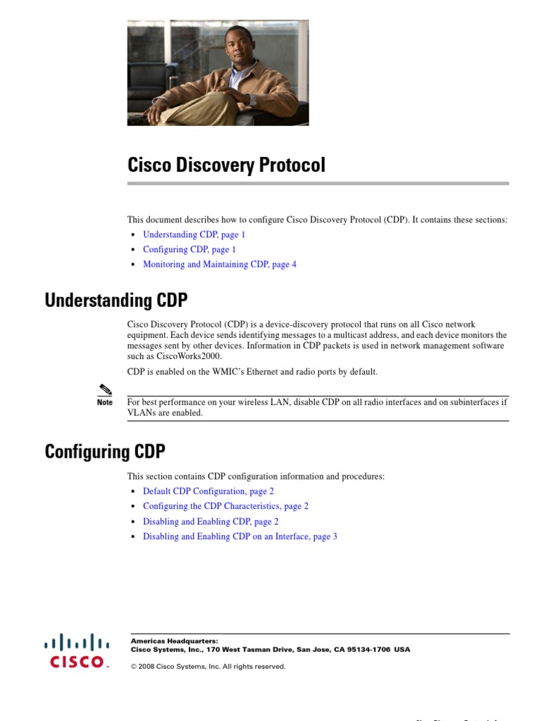 Cisco Discovery Protocol Understanding Cdp Pdf Internet Protocols
