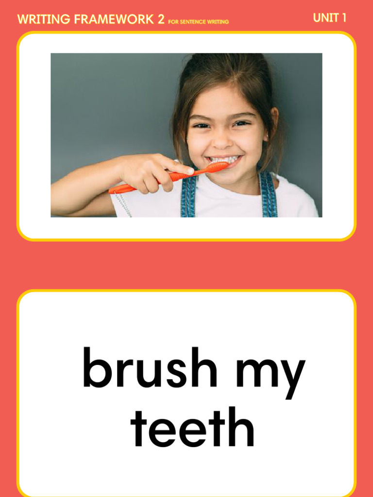 Writing Framework for Sentence Writing 2ETC | PDF