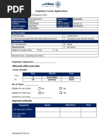 Leave Application For Umrah | PDF