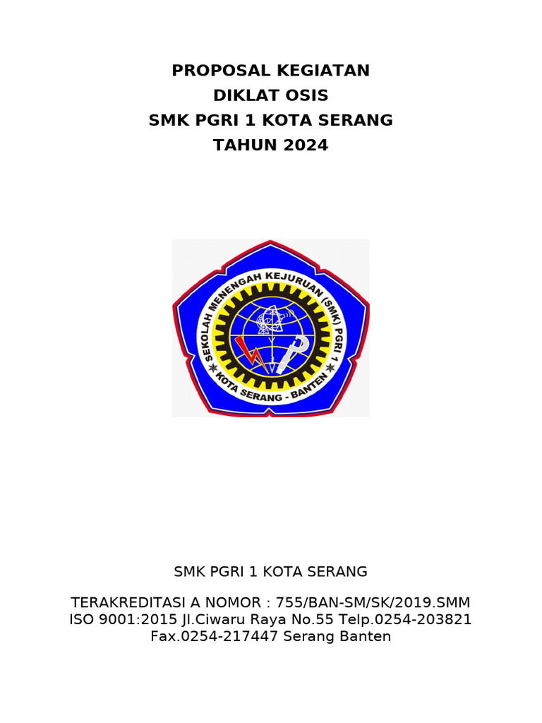 Proposal Kegiatan Diklat | PDF
