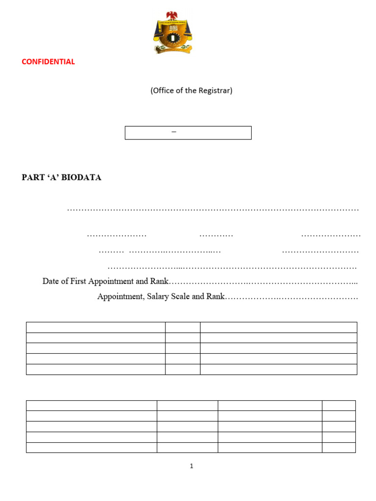 Aper Form For Junior Staff | PDF