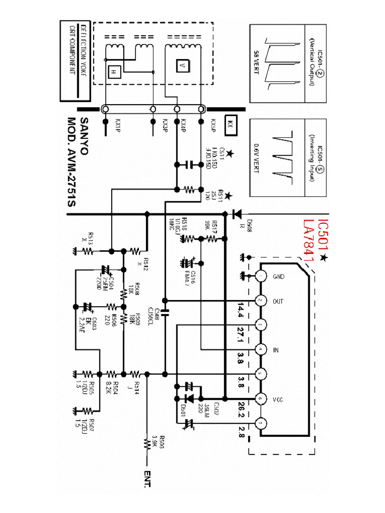 Vertical LA7841 | PDF