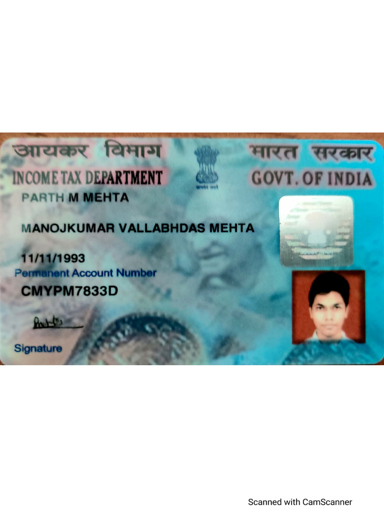 Pan card | PDF