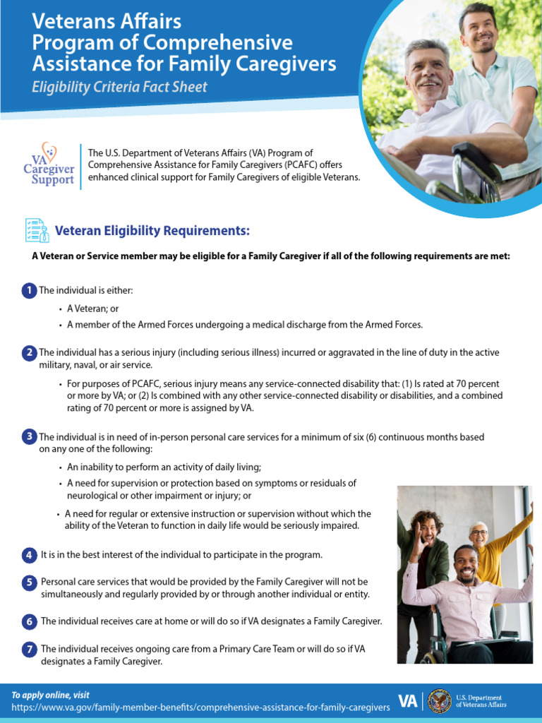 VA Caregiver Program Eligibility Guide | PDF | Caregiver | Veteran