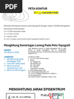 Rumus Menghitung Kemiringan Slope | PDF