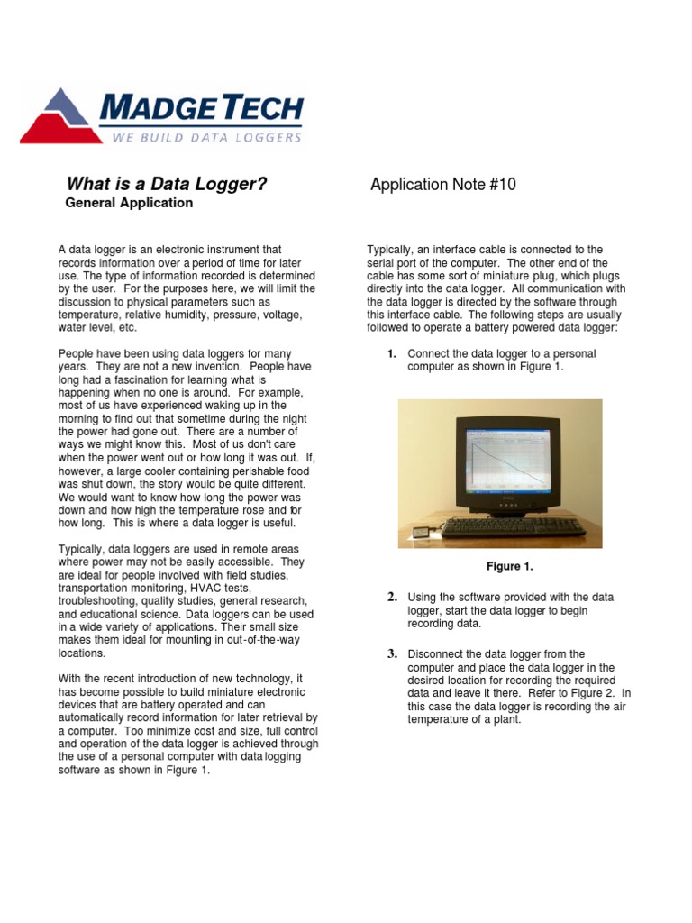 What Is A Data Logger | Download Free PDF | Personal Computers | Data