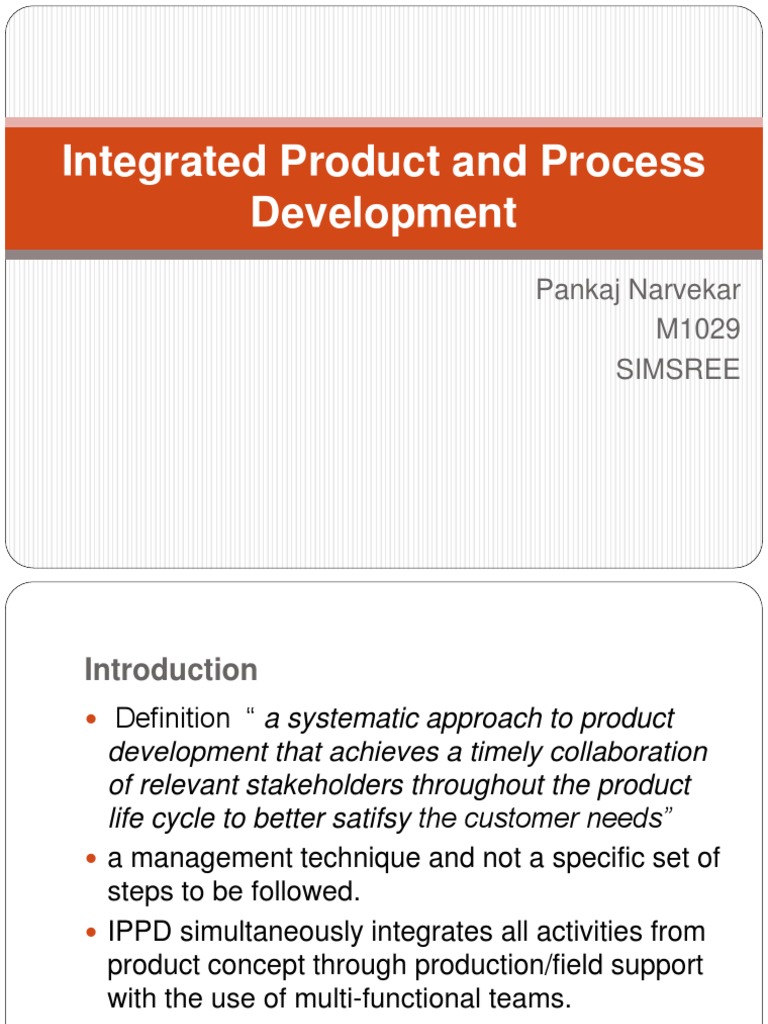 IPPD | New Product Development | Design Methods