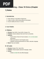 Class 10 Civics Chapter 1 Notes | PDF