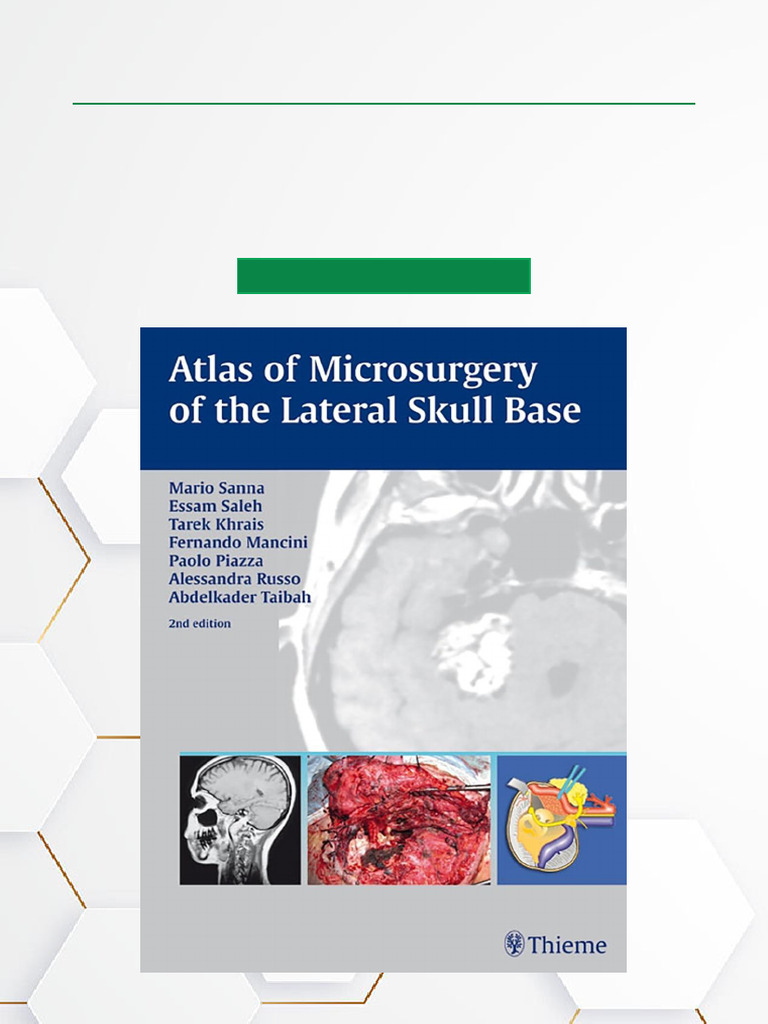 Atlas of Microsurgery of The Lateral Skull Base, 2nd Edition High ...