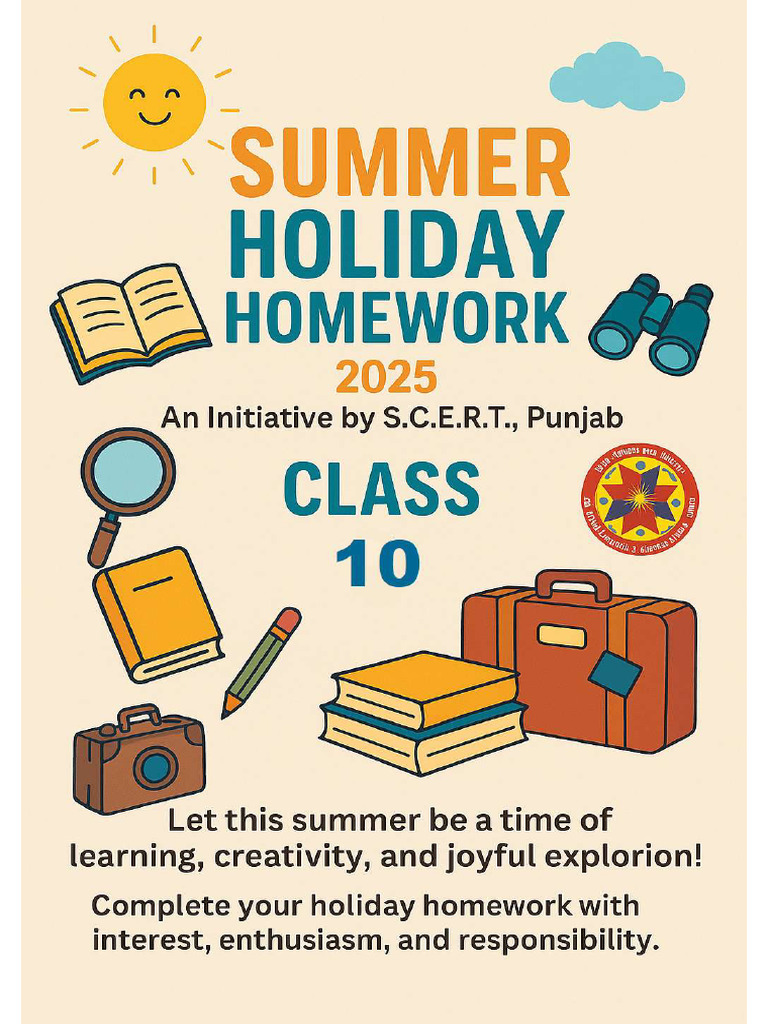 Summer Vacation Homework Guide 2025 | PDF