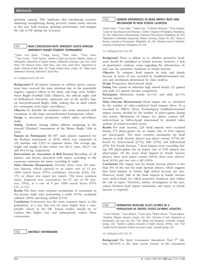 Pierpoint et al. - 2021 - 164 Normative baseline SCAT5 scores in a ...