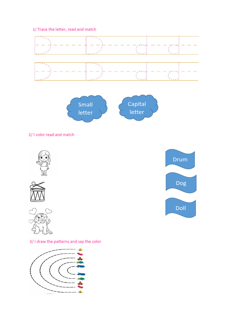 Exam 2 For The Kindergarten | PDF