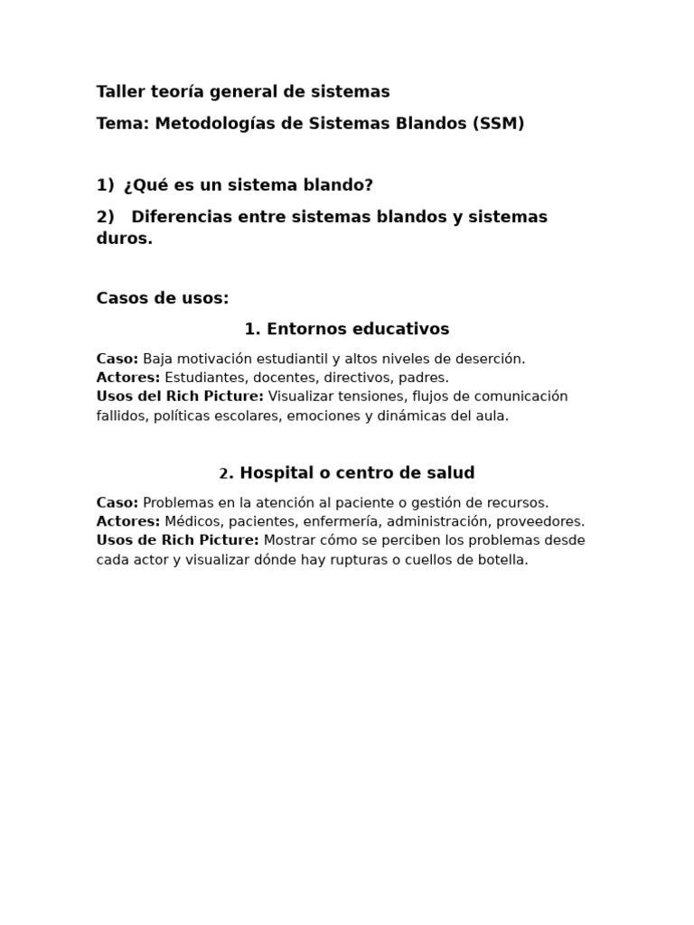 Ejemplos de Rich Picture | PDF