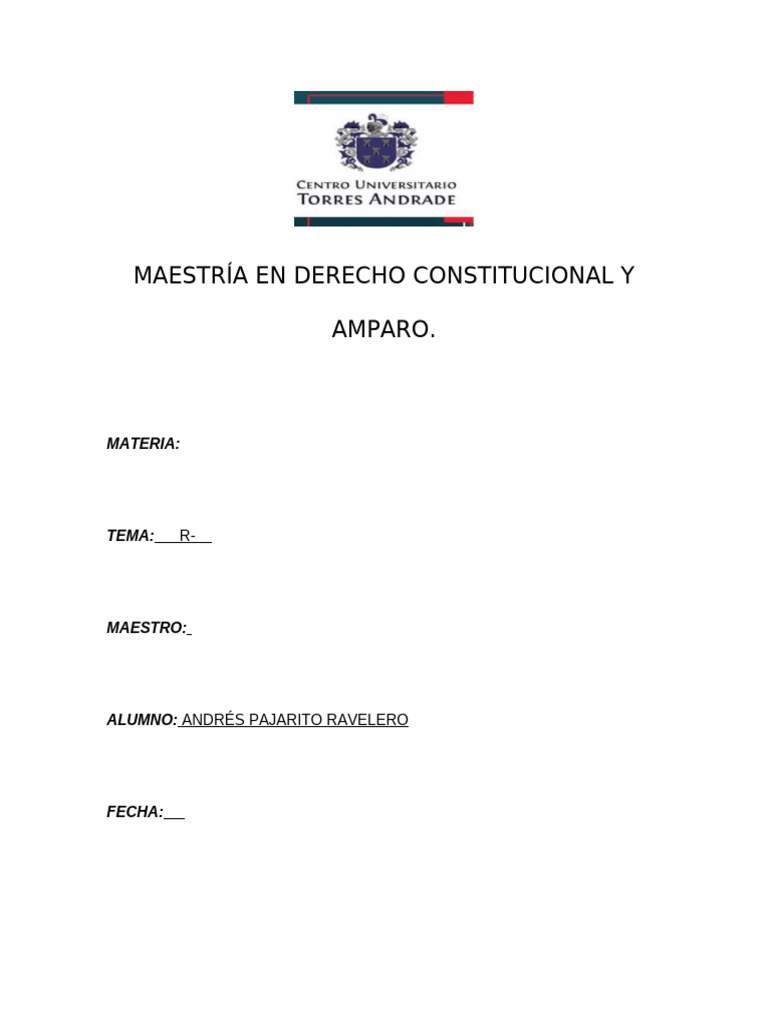 Machote Tareas | PDF