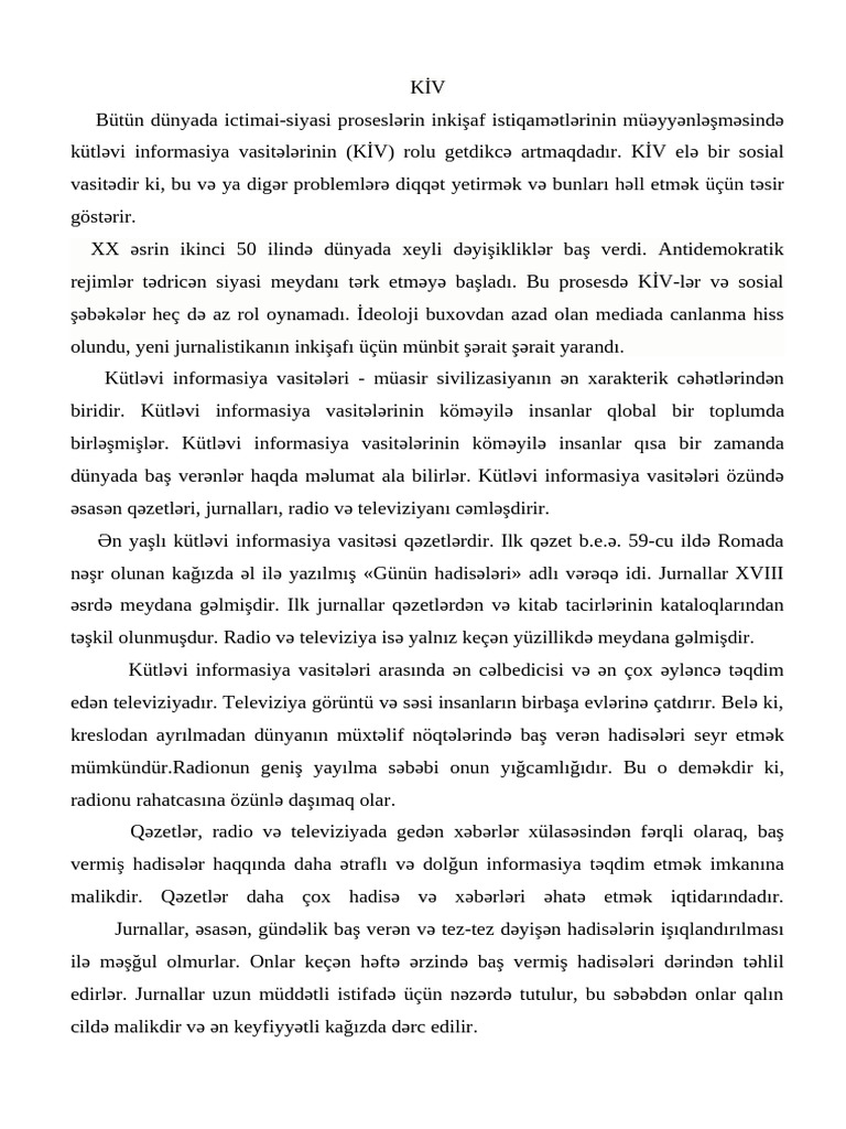KİV-PR | PDF