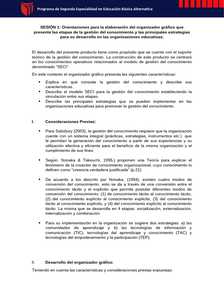 Guía - PAI Semana 1 | PDF | Conocimiento | Conocimiento administrativo