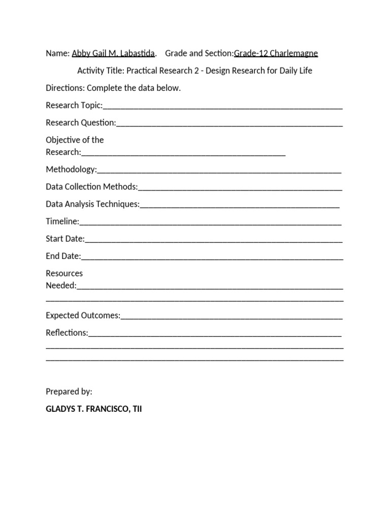PR2 Activitysheet3 | PDF