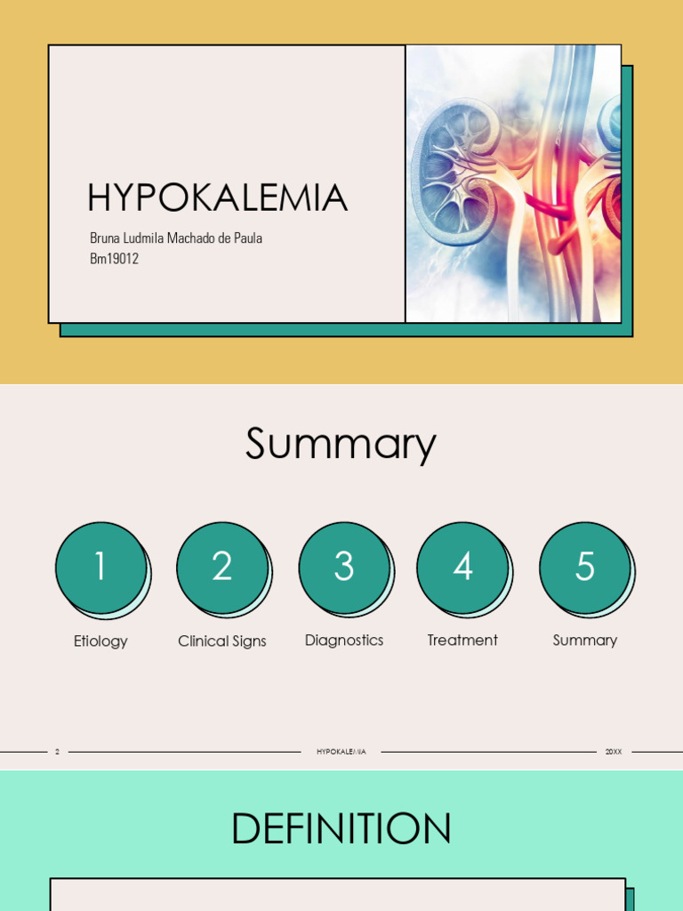 Understanding Hypokalemia: Causes and Treatment | PDF | Potassium ...
