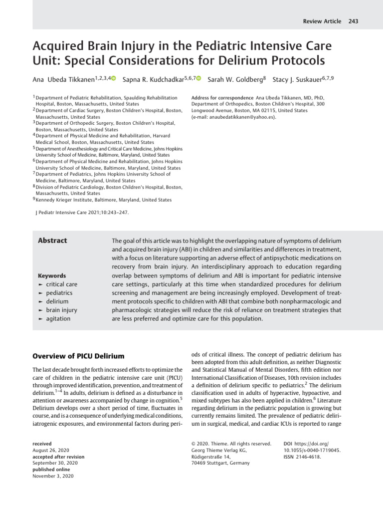 Ubeda Tikkanen Et Al. - 2021 - Acquired Brain Injury in The Pediatric ...