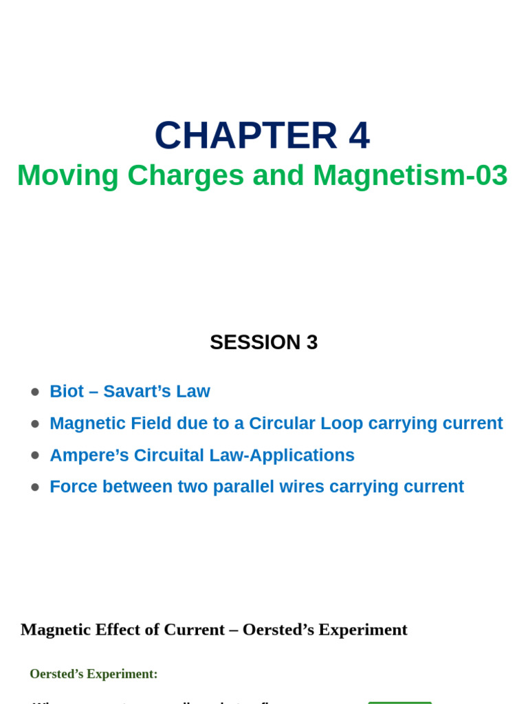 Moving Charges and Magnetism-3 | PDF | Magnetic Field | Physical Quantities