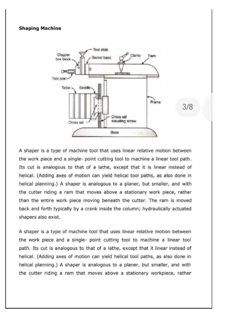 2.shaping Machine PDF | PDF