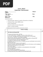 Final Hit English 1123 Paper 1 | PDF