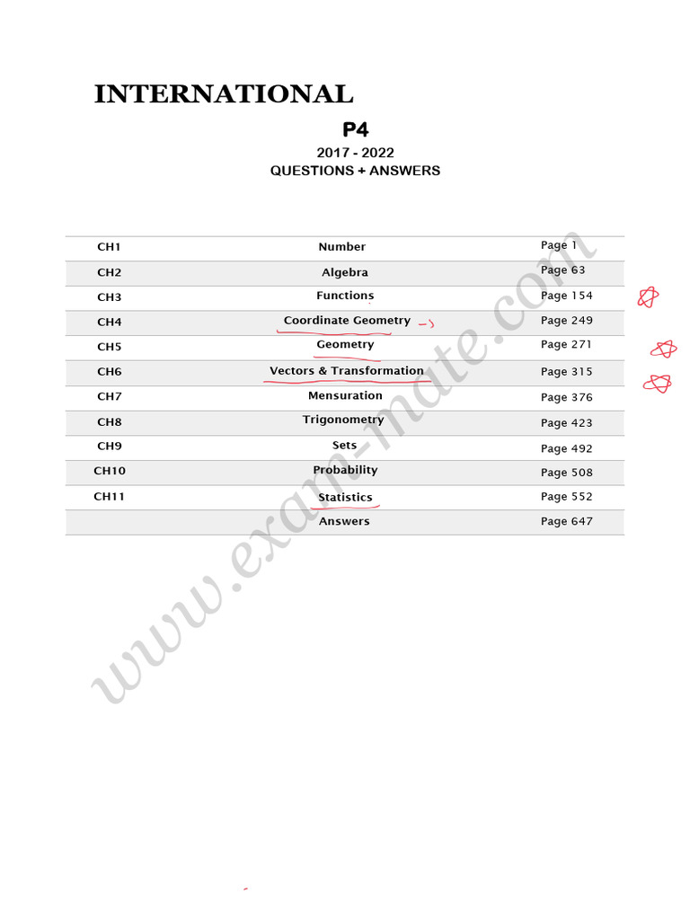 Exam Mate Worksheets 3 | PDF | Abstract Algebra | Mathematical Physics