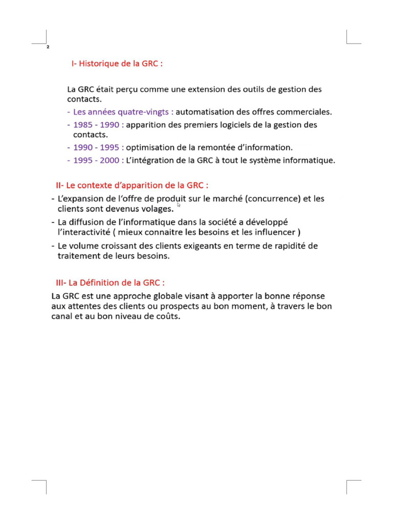 Cours GRC Final | PDF