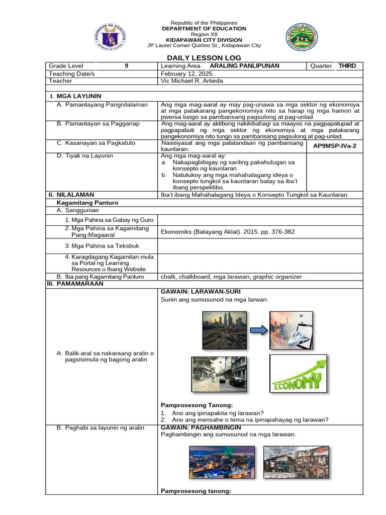 Iba't-ibang Konsepto ng Pag-unlad | PDF