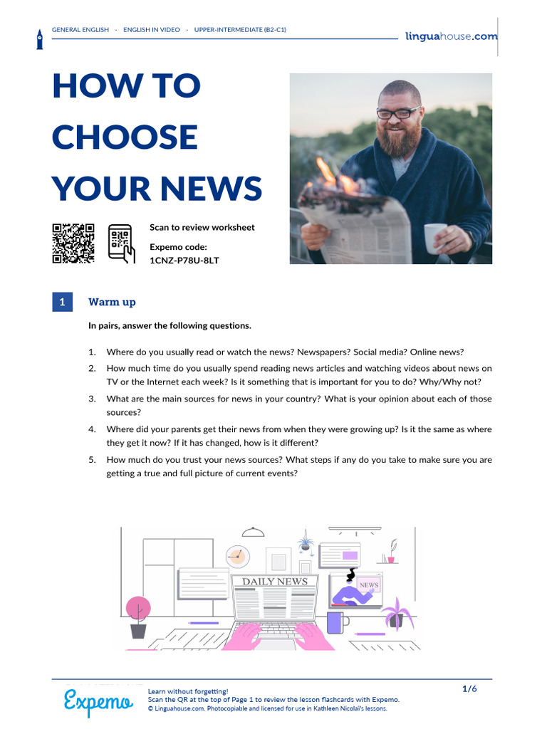 How To Choose Your News British English Student | PDF | News | Newspapers