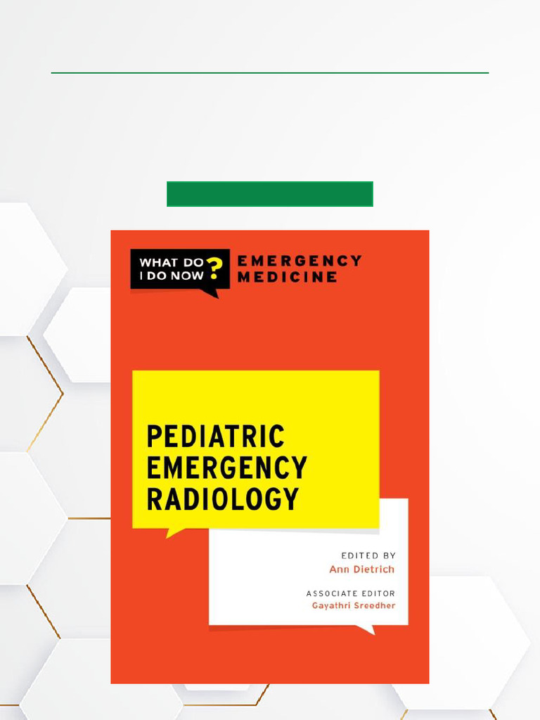 Pediatric Emergency Radiology Textbook PDF Download | PDF | Cough | Asthma