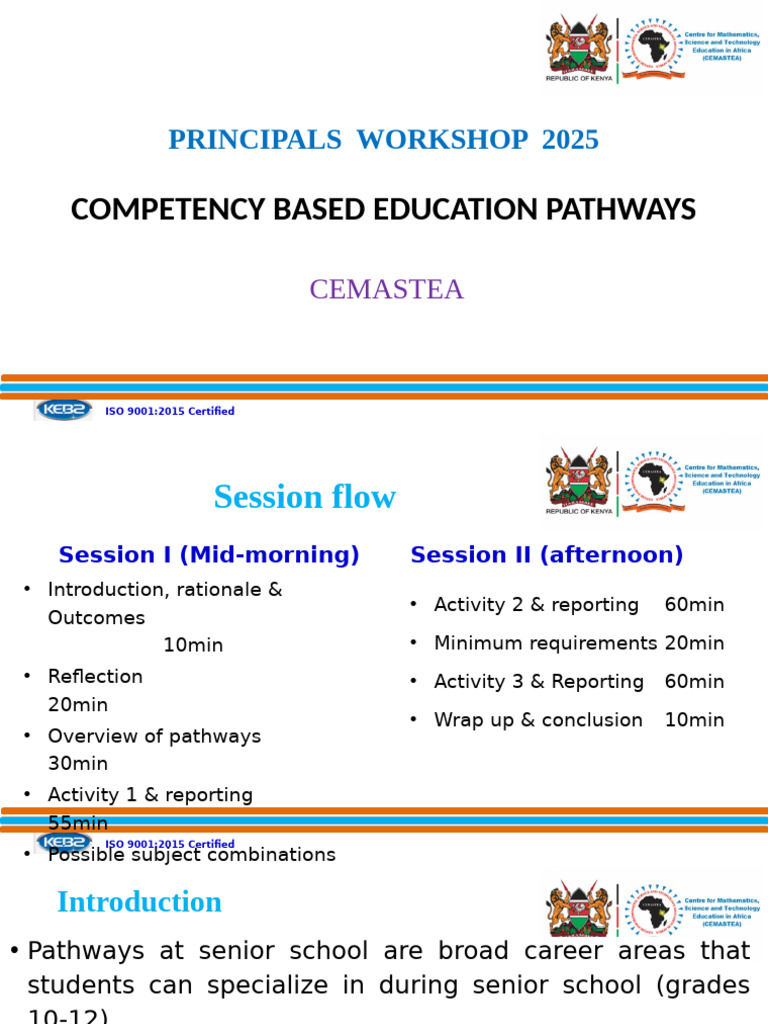 Session 2 - CBC PATHWAYS-Principals Workshop-Final Slides | PDF ...