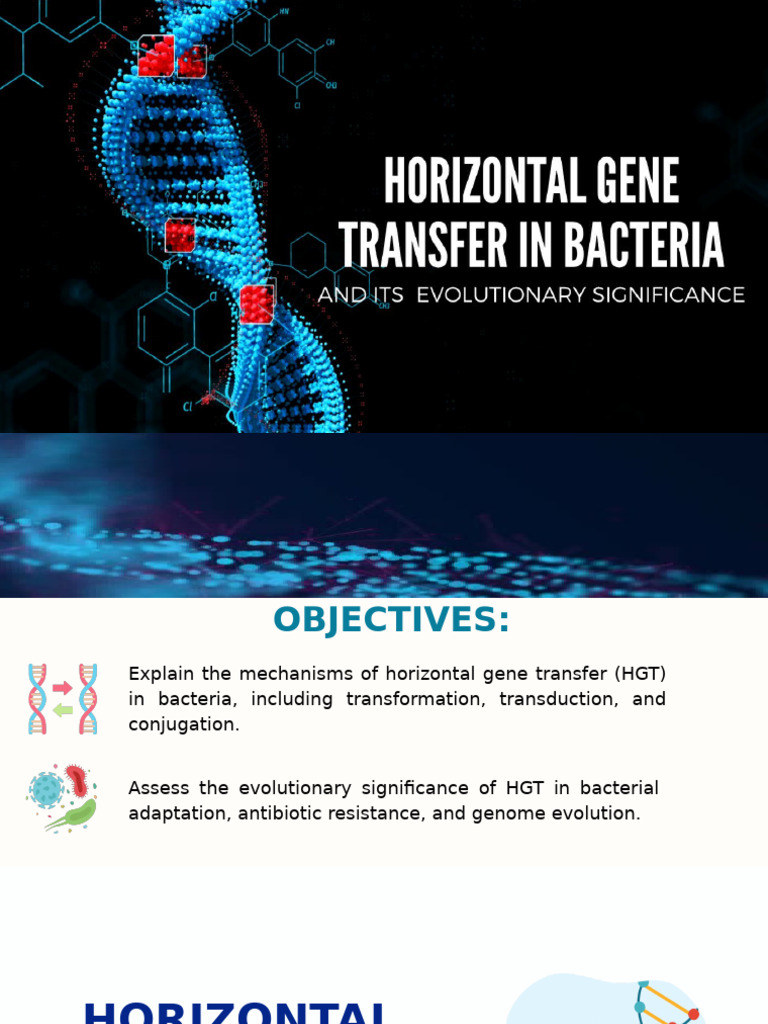Mechanisms of Horizontal Gene Transfer | PDF | Antimicrobial Resistance ...