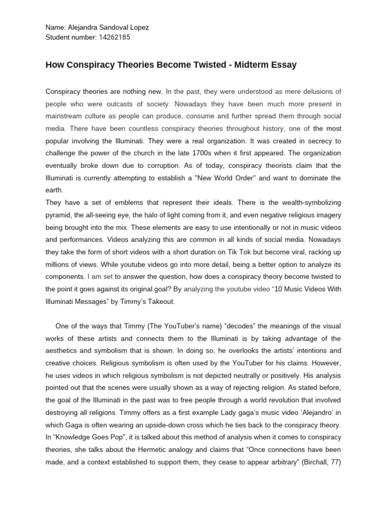 How Conspiracy Theories Becom Twisted | PDF | Conspiracy Theory