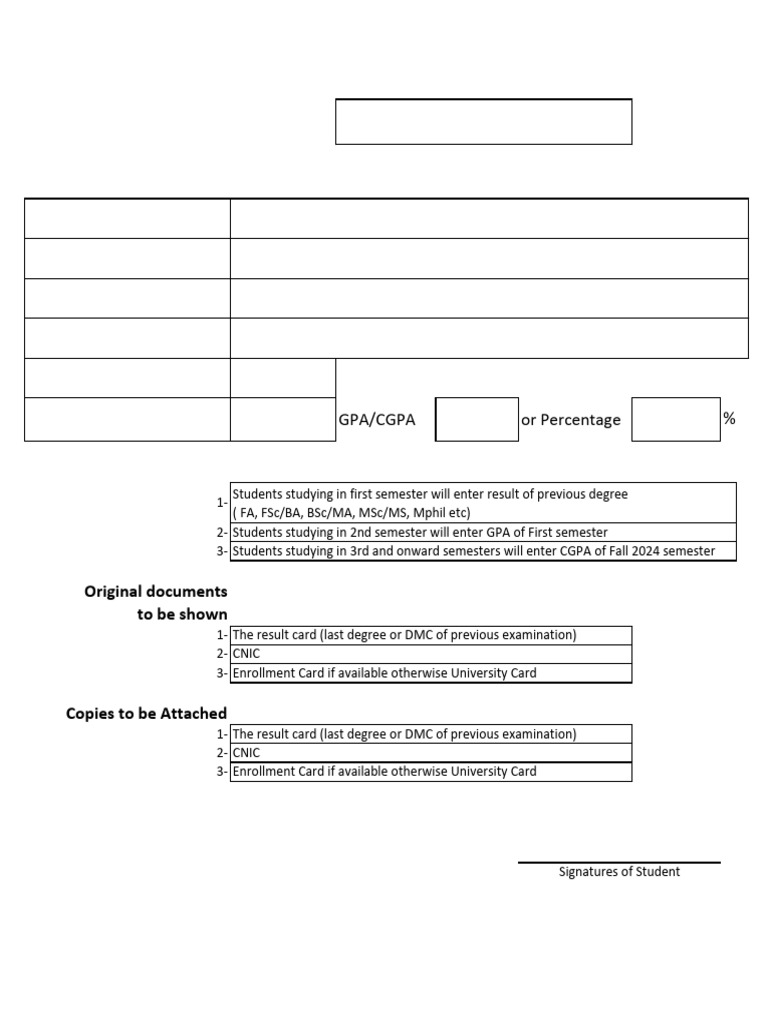 Form For PM Laptop Scheem Applicants | PDF