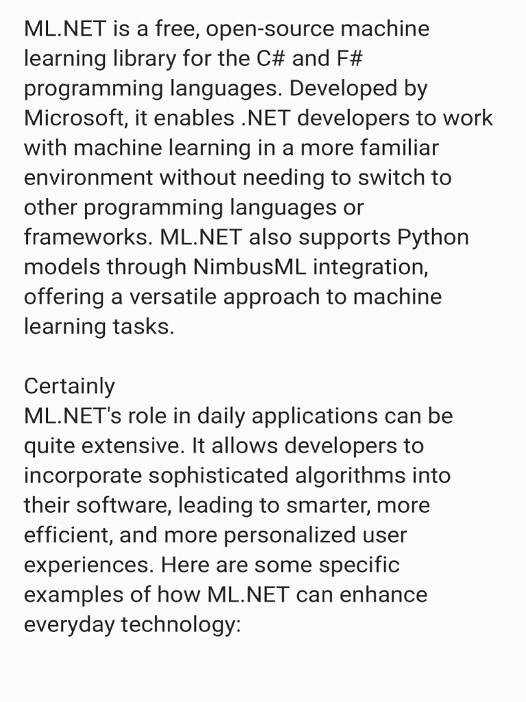 ML, Net | PDF