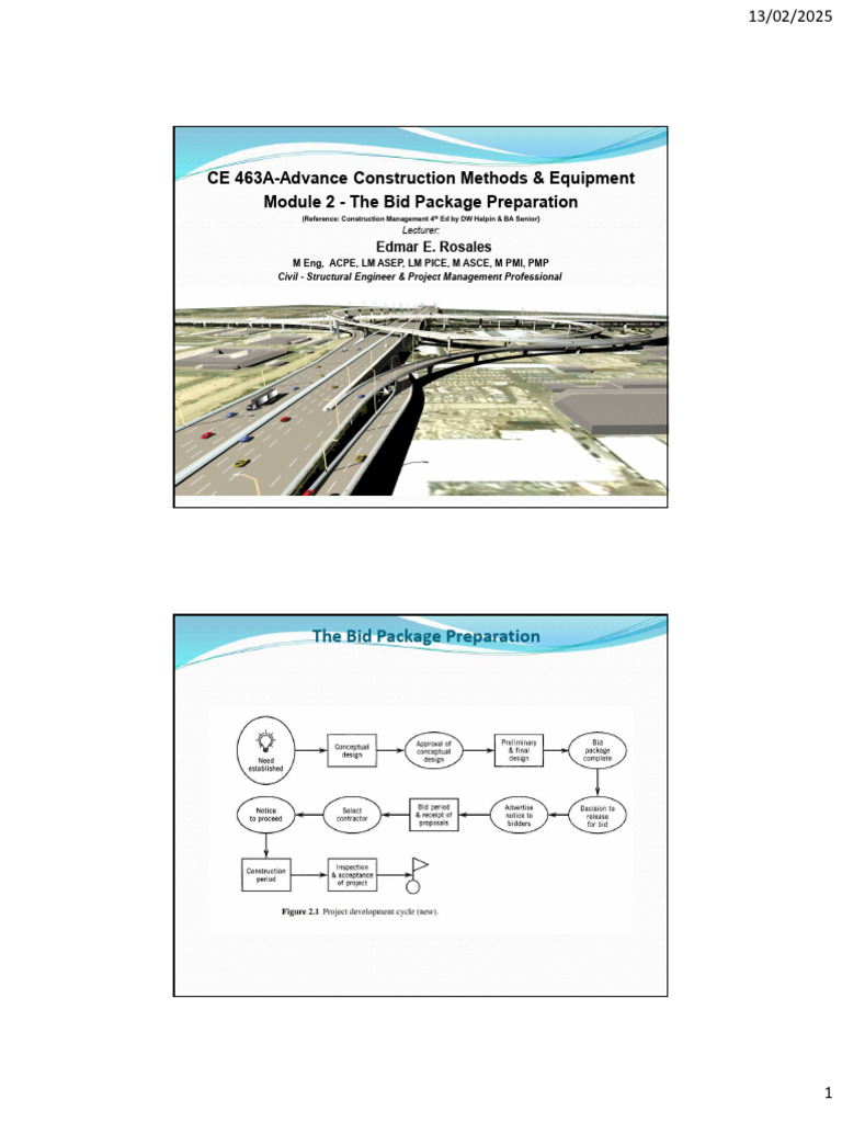 Module 2 Bid Package Preparation Notes | PDF | Specification (Technical ...