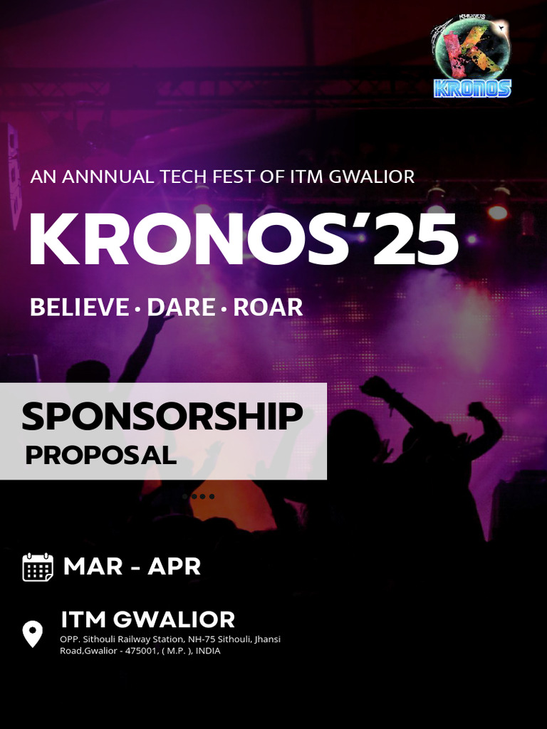 Kronos Sponsor Proposal (4) - Compressed | PDF | Disc Jockey | Cosplay