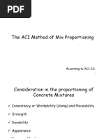 ACI 211 Concrete Mix Design Guide | PDF | Concrete | Cement