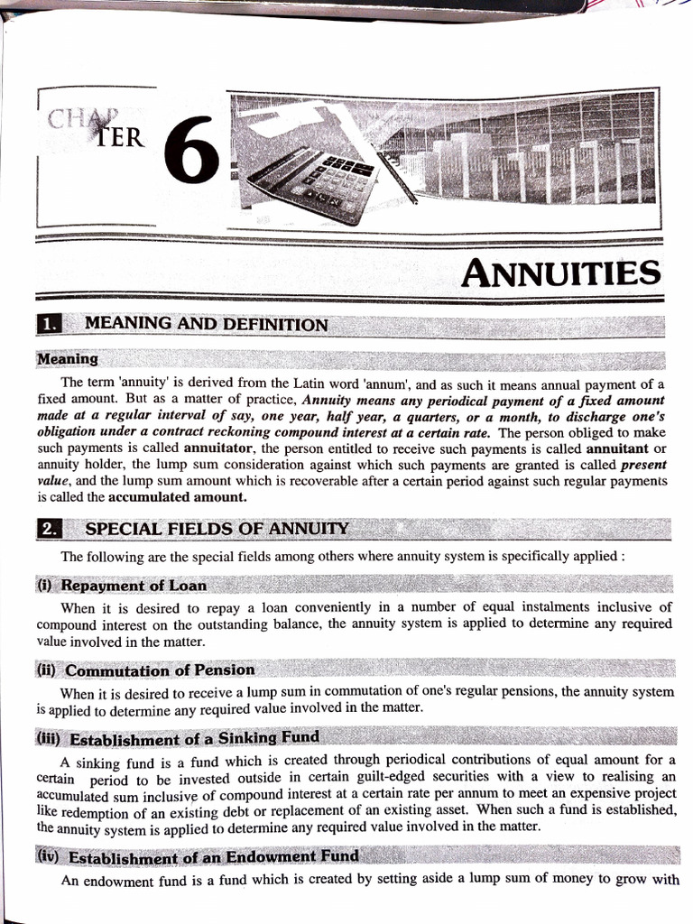 Annuity | PDF