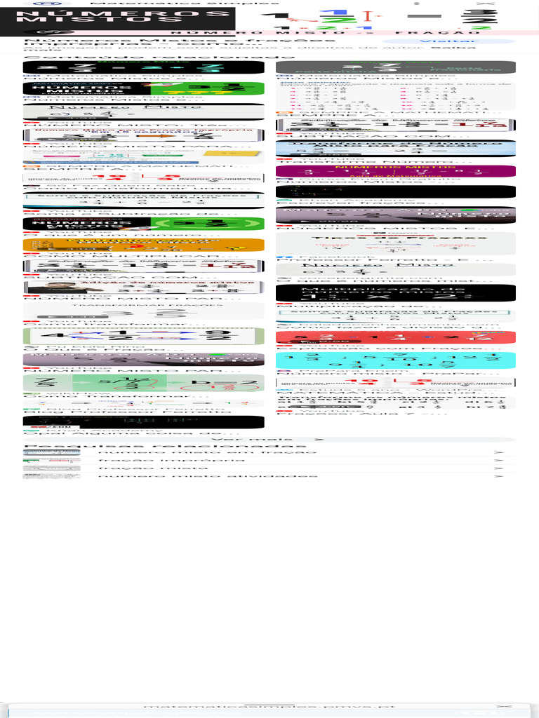 Numeral Misto Como Calcular Metodo Borboleta - Pesquisa Google | PDF ...