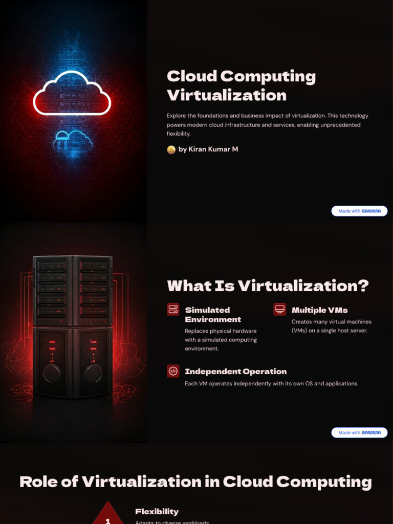 Cloud Computing Virtualization | PDF | Virtualization | Cloud Computing