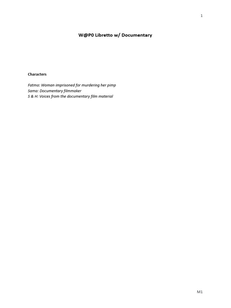 W@P0 Libretto Stacy Hardy | PDF