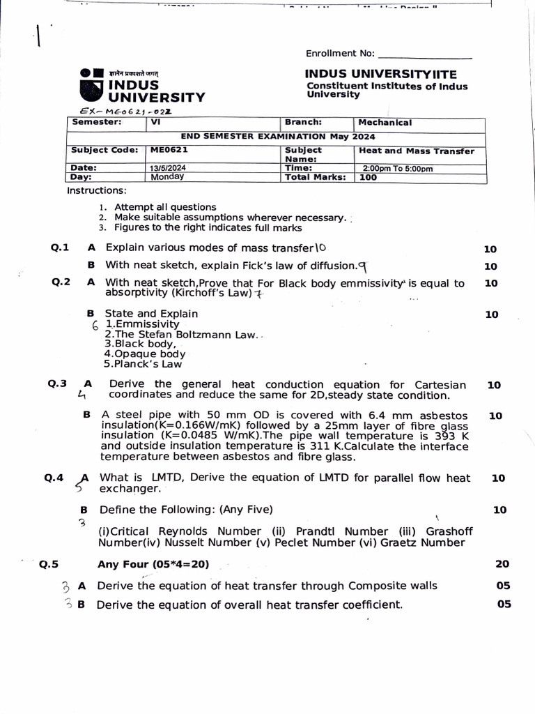 6 & 7 End Sem Papers | PDF