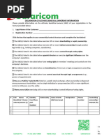 UBO Declaration Form | PDF | Companies | Ownership