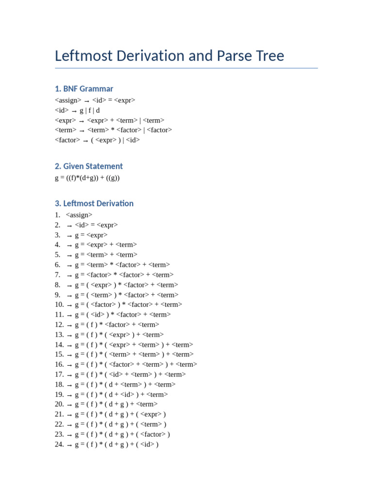 BNF_Leftmost_Derivation_and_Parse_Tree | PDF