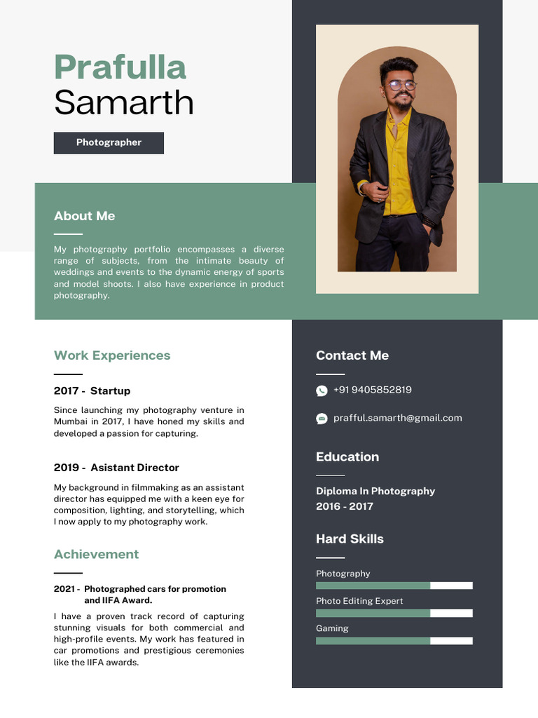 Prafulla Samarth Bio Data - Repaired | PDF