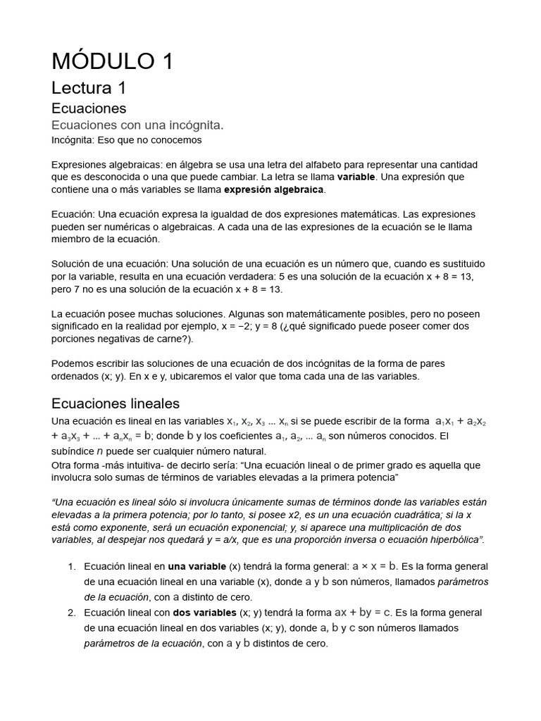 HERRAMIENTAS MATEMÁTICAS I - ÁLGEBRA - Documentos de Google | PDF | Matriz (Matemáticas ...