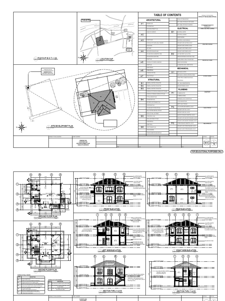 Architectural Plan | PDF | Plumbing | Building